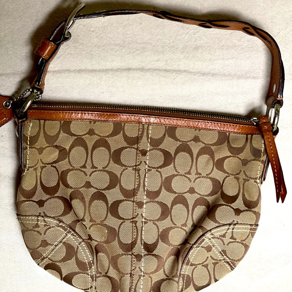 Coach C Signature Vintage Brown Unique Braided Leathe… - Gem